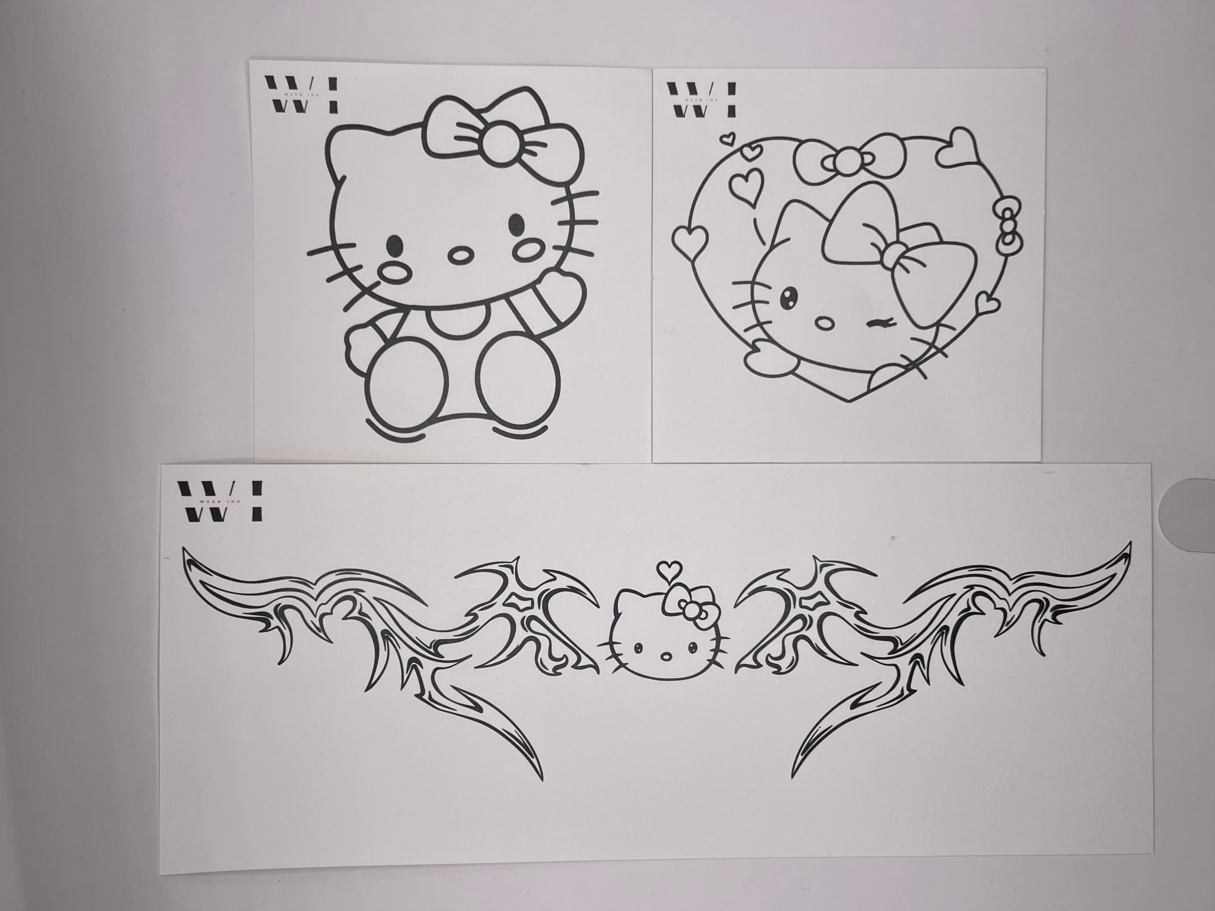 Tatouages Temporaires Hello Kitty Sanrio – Weeb Ink