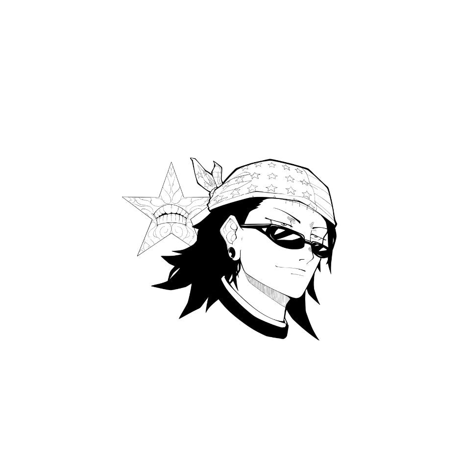 Tatouage temporaire Geto USA – Weeb Ink