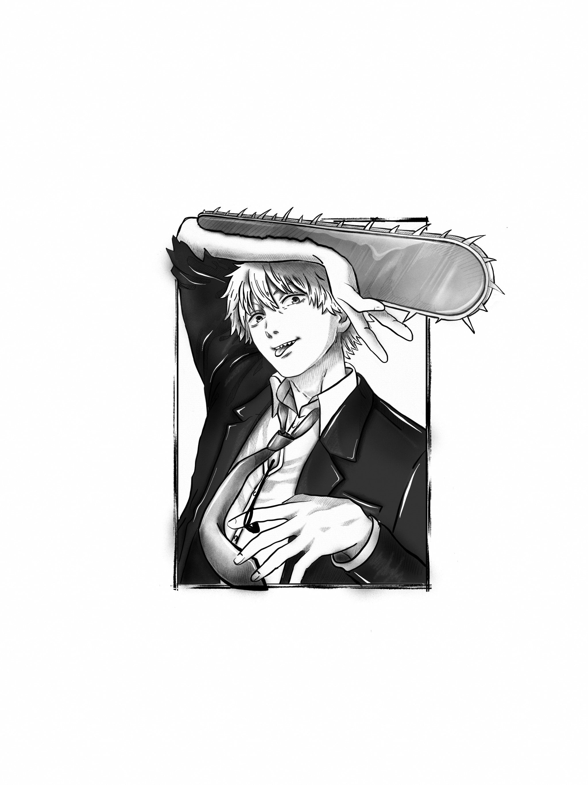 Denji Chainsaw Man Temporary Tattoo - Manga Anime – Weeb Ink